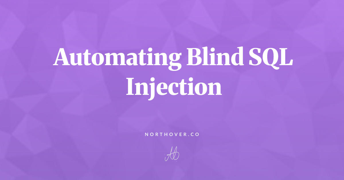 Automating Blind Sql Injection